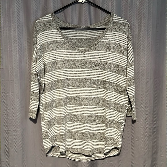 Market & Spruce | Tops | Market Spruce Striped Vneck Top | Poshmark